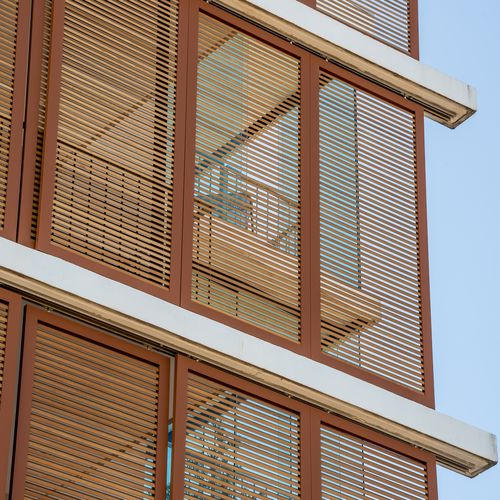 Sliding shutter - MEDLEY - Volets Thiebaut - wooden / aluminum / for ...