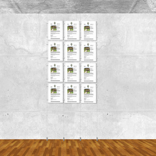 Hanging display panel - IMS - FEPRO - indoor / advertising / acrylic