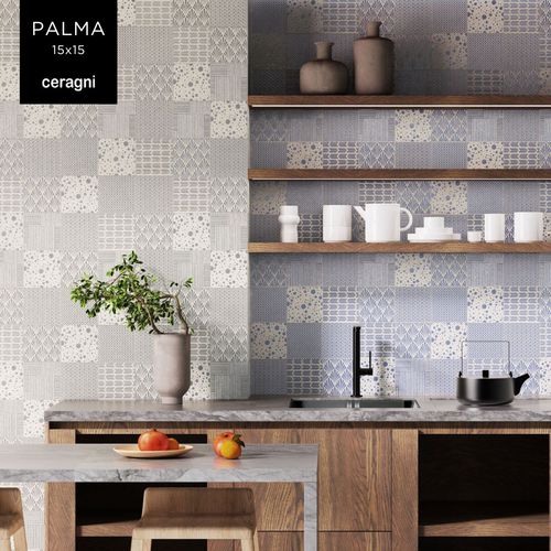 Indoor tile - PALMA | 15x15 - CERAGNI | WALL CERAMIC TILES - bathroom ...