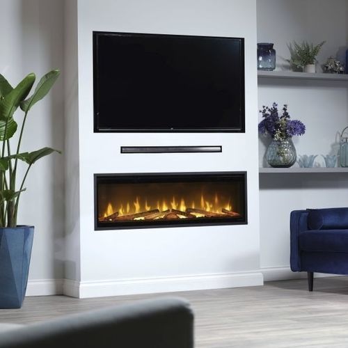 Electric fireplace - IGNITE EVOLVE 74 - Dimplex - built-in / wall / Single-sided