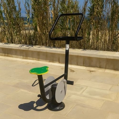 Outdoor exercise bike - DUBNT-74 - DEPORTES URBANOS - for public space