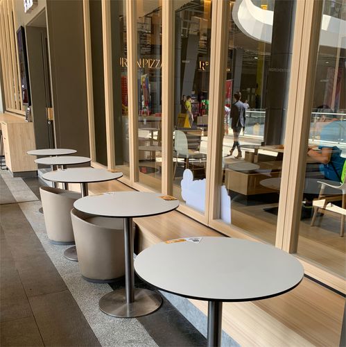 HPL table top - DEBO - heat-resistant / wear-resistant / stain-proof