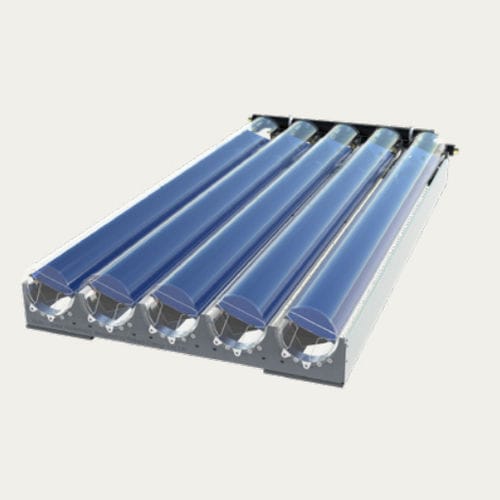 Evacuated tubular thermal solar collector - VIRTUHOT HD - Naked Energy ...
