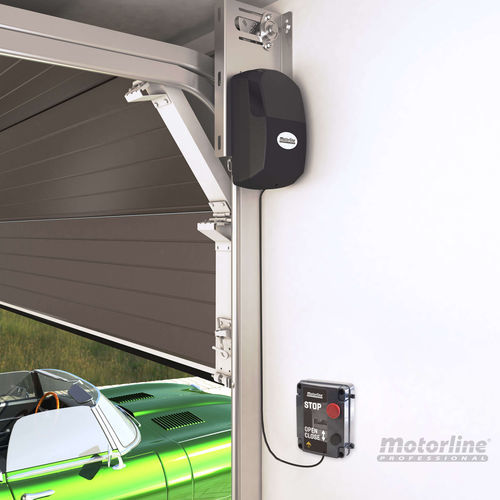 Up-and-over garage door automation - KVM25 - Motorline Professional ...