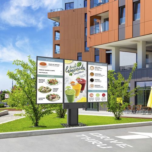 Multimedia interactive kiosk - KOF555-1-EUK - Peerless-AV - outdoor ...