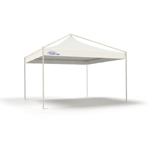 Square marquee tent - Pagoda - Tenso Coverings - PVC / steel / with shutter