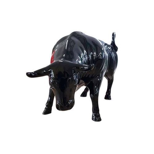 Resin sculpture - BULL - GrandDécor - handmade / custom / floor-mounted