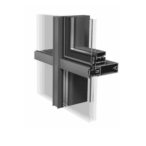 Glass facade system - ETEM E85 - INTERPLASTGROUP - composite / aluminum