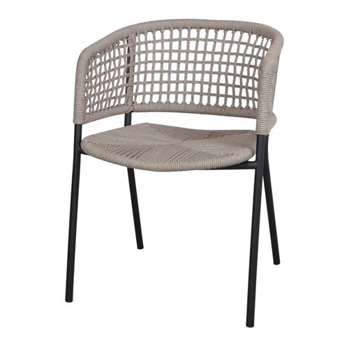 Scandinavian design chair - COLISEO - MisterWils - indoor / metal / rope