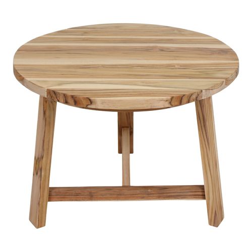 Contemporary side table - INGO - MisterWils - teak / solid wood base ...
