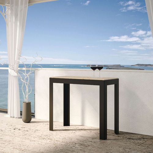 Contemporary sideboard table - Azalea - Itamoby - fir / metal / iron base