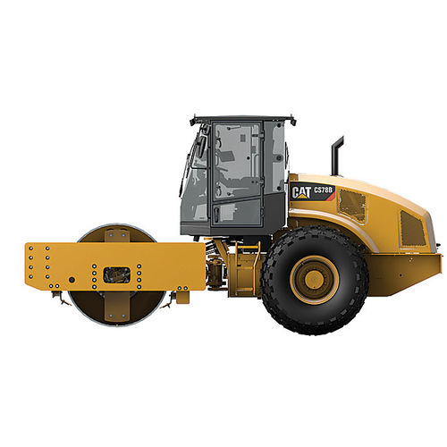 Single-cylinder roller compactor - CS78B - CATERPILLAR - vibrating ...