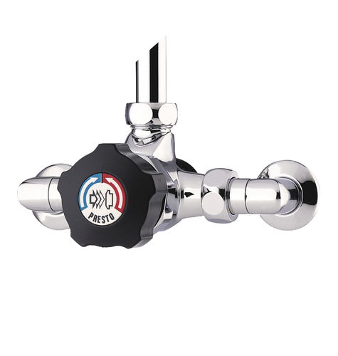 Shower mixer tap - ALPA : 35013 - PRESTO - wall-mounted / self-closing ...