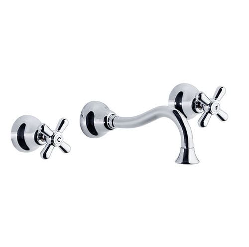 Double-handle washbasin mixer tap - 3120C - RAMON SOLER - wall-mounted ...