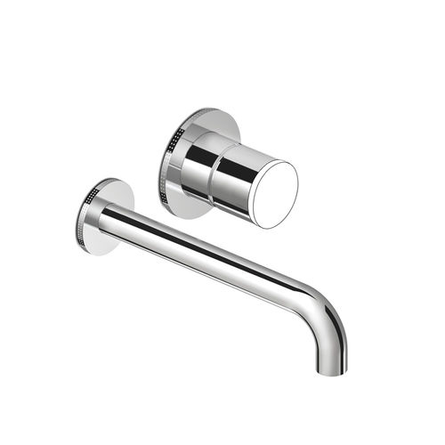 Double-handle washbasin mixer tap - 3861MCLT-PV - RUBINETTERIE STELLA - wall-mounted / built-in ...