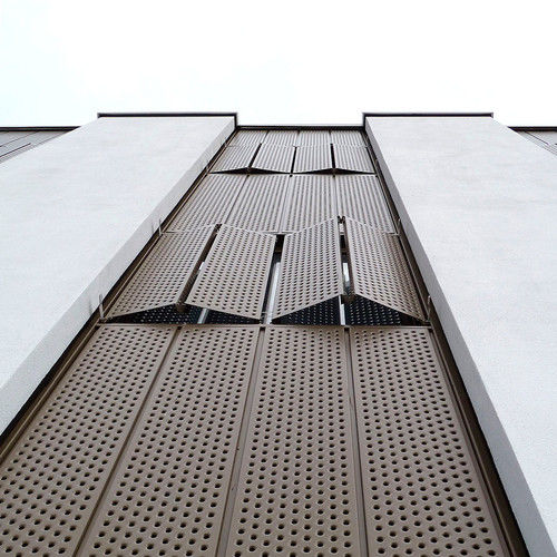 Panel cladding - GRAEPEL - metal / perforated