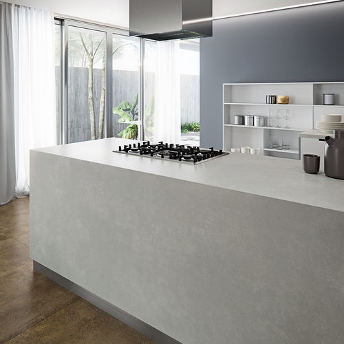 Engineered stone countertop - COVERLAM TOP CONCRETE - GRESPANIA ...