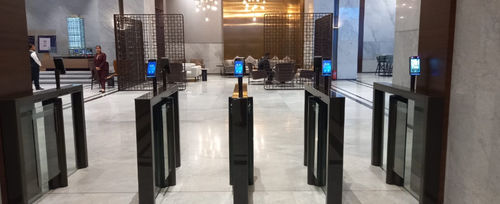 Access control speed gate - SPEEDSTILE FLS MAX - GUNNEBO ENTRANCE ...