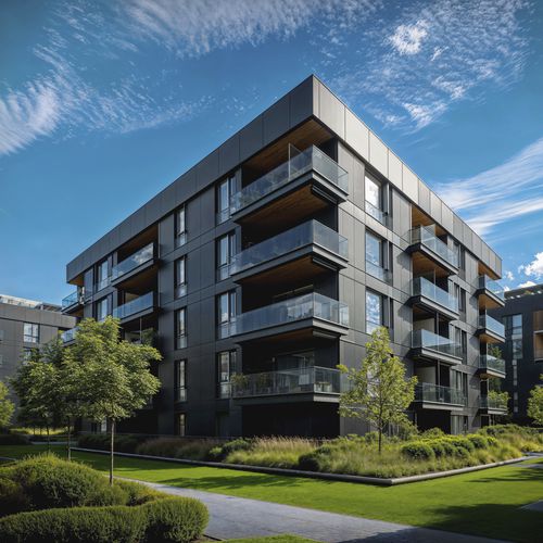 Panel cladding - HARDIEPANEL® - James Hardie - France - fiber cement ...