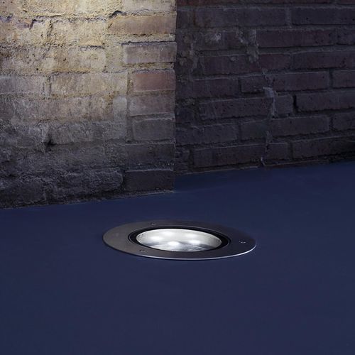 Recessed floor light fixture - GAP - LAMP LIGHTING - LED / round / IP67