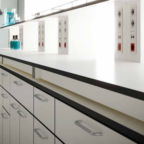 Cover panel - TOPLAB®VERTICAL UNI COLOURS - TRESPA - wall / fire ...