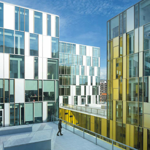 Stick system curtain wall - GEODE 52 - TECHNAL - aluminum and glass ...