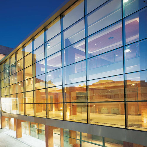 Panel curtain wall - GEODE 52 SG - SSG - TECHNAL - glass / aluminum ...