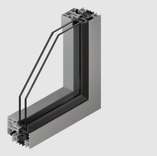 Composite window - SOLEAL NEXT 65 MINIMAL - TECHNAL - fixed / tilt-and ...