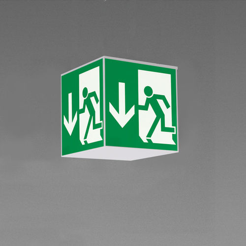 Ceiling emergency light - CUBO SAVE - REGENT LIGHTING - hanging ...