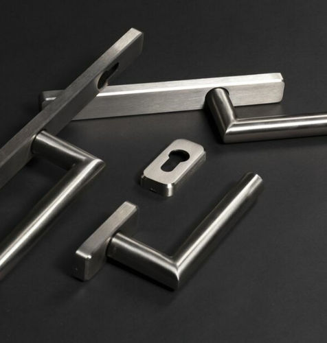 Door handle - CONTOUR - Reynaers Aluminium - steel / contemporary / home