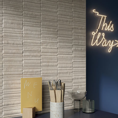 Indoor tile - IQONIQA : BRIX TOUCH - Panaria ceramica - bathroom ...