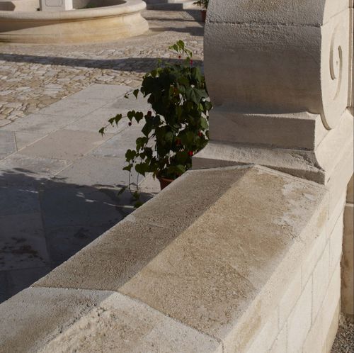 Balustrade wall coping - BORRÈZE - OCCITANIE PIERRES - for garden ...