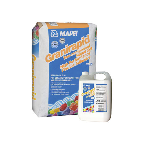 Fixing adhesive mortar - GRANIRAPID - MAPEI - jointing / for tile ...