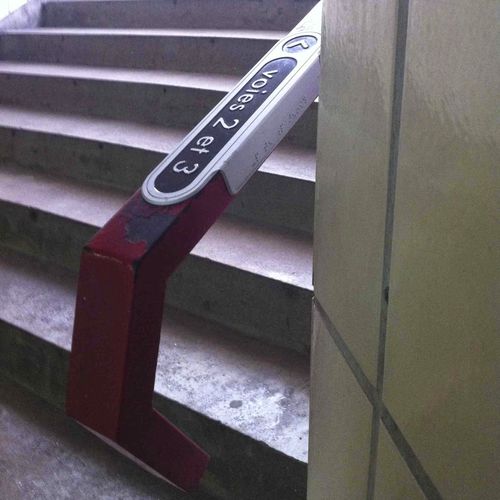 Fixed signage plate - PASAMANO - MARCAL - aluminum / handrail / Braille