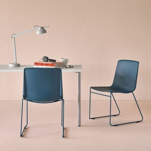 Contemporary visitor chair - PRONTA - Herman Miller - indoor / plastic ...