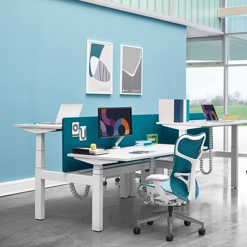 Desktop monitor support - FLO - Herman Miller - multiple