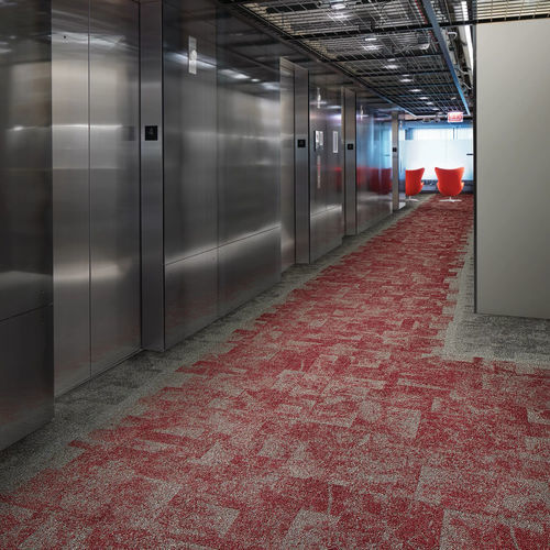 Carpet tile - OPEN AIR 404 ACCENT - Interface - tufted / loop pile ...