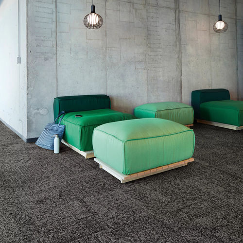 Carpet tile - OPEN AIR 405 - Interface - tufted / loop pile / structured