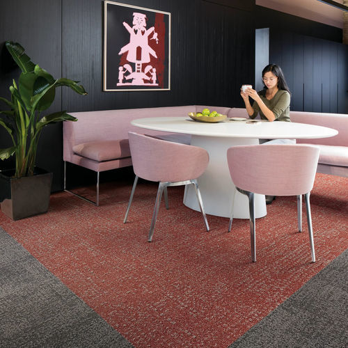 Carpet tile - STEP IT UP - Interface - tufted / loop pile / structured