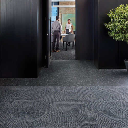 Carpet tile - STEP THIS WAY - Interface - tufted / structured / polyamide