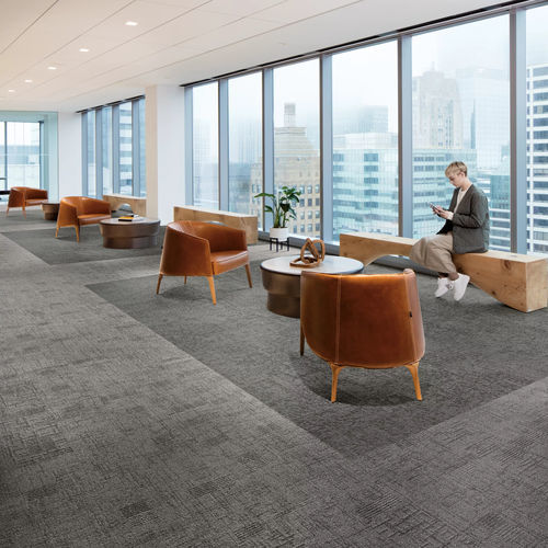 Carpet tile - TOKYO TEXTURE - Interface - tufted / loop pile / structured