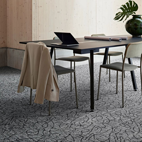 Carpet tile - UNSPOOLED - Interface - tufted / loop pile / structured