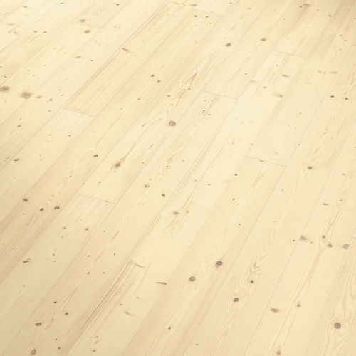 Engineered parquet floor - WHITE - Admonter - glued / floating / spruce