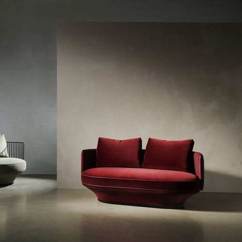 Contemporary sofa - Paradise Bird Fullback - Wittmann - fabric ...