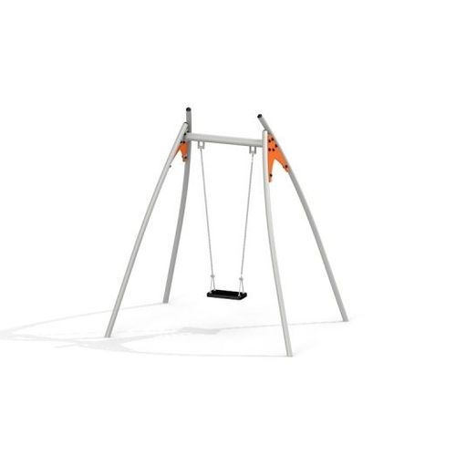Single swing - 17402 - Lars Laj - stainless steel / powder-coated steel ...