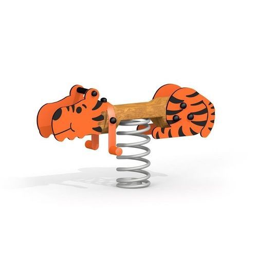 Tiger spring rocker - 13087 - Lars Laj - galvanised steel / powder ...
