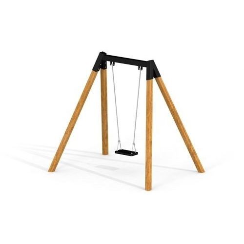 Swing with straight sit - 11101 - Lars Laj - stainless steel / powder ...