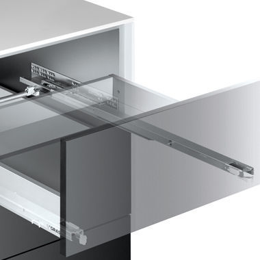 Roller drawer runner - Dynapro Tipmatic - Grass Gmbh - integrated soft ...