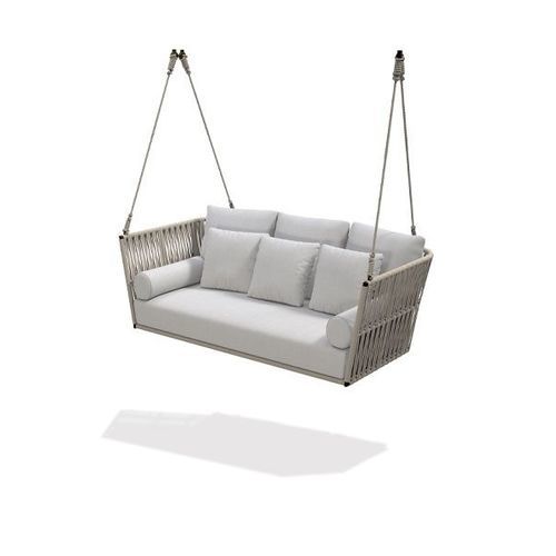Rope swing seat - SIENNA CANASTA - G&G italia - aluminum / hanging ...