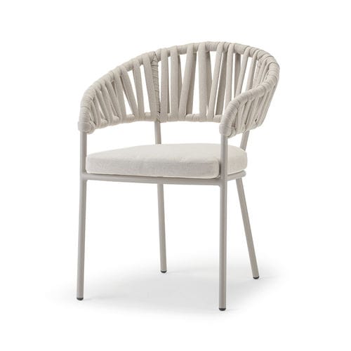 Contemporary chair - VICTORY ARMCHAIR - GRATTONI S.R.L. - outdoor / acrylic / fabric